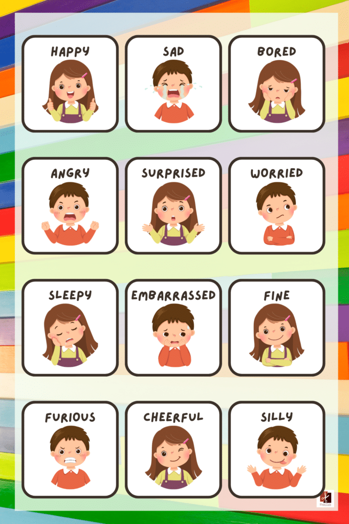 “Feelings and emotion ” -Classroom Instructional Posters - ebencuts