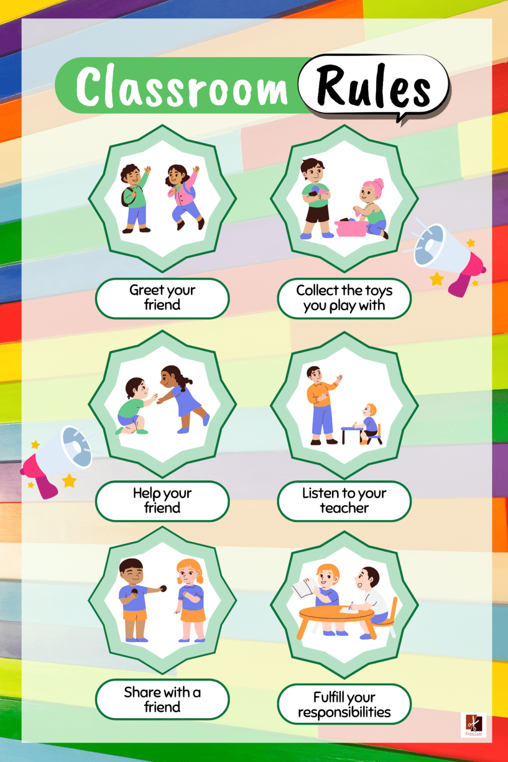 “Classroom rules ” -Classroom Instructional Posters - ebencuts